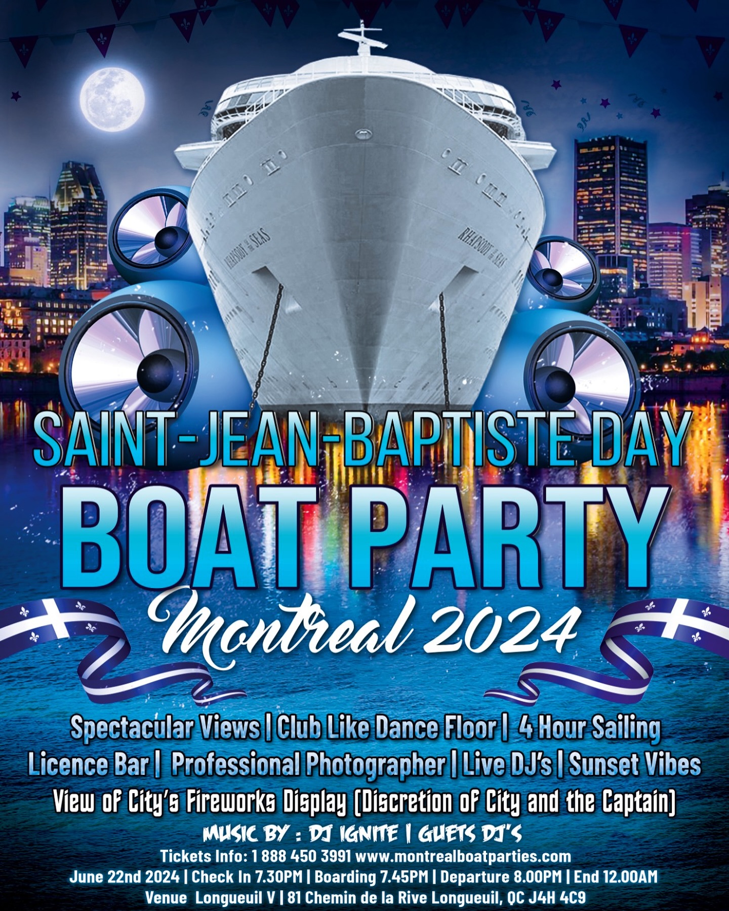 Home - Montreal Nightlife Parties | Things To Do Montreal | Boat Parties